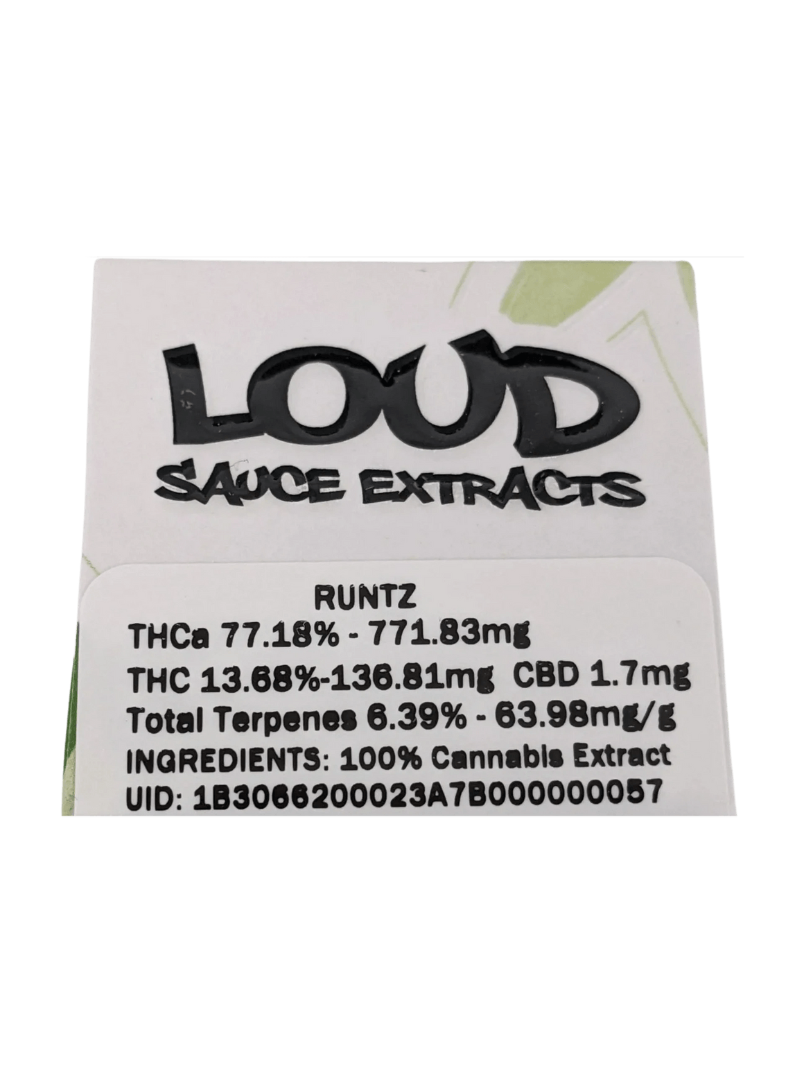 Loud Sauce Extracts | RS Runtz 1G | 4G - Only Skunk